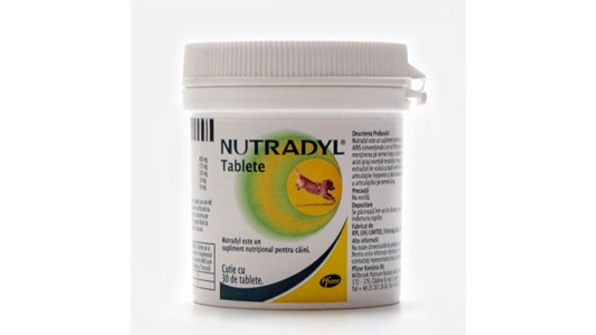 Nutradyl 30 tablete: 80,35 lei - PetMart PetShop