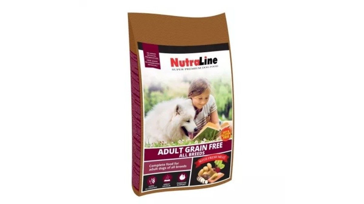 Hrana uscata caini, Nutraline Adult Grain Free, 12.5 kg: 547,40 lei ...