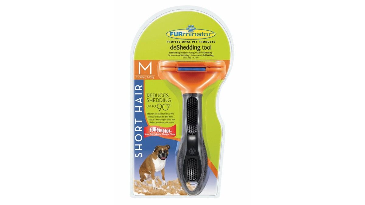 PERIE CAINE FURMINATOR DESIGN PAR SCURT M: 176,83 lei - PetMart PetShop