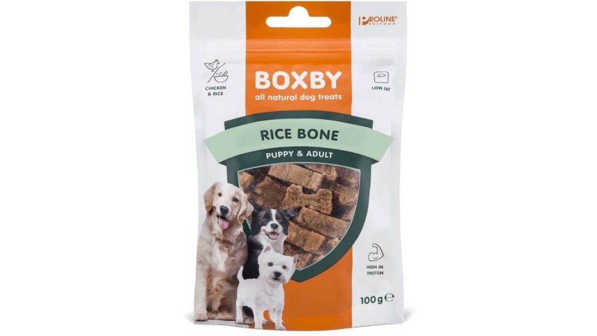 Proline Dog Boxby Rice Bone, 100 g: 22,29 lei - PetMart PetShop