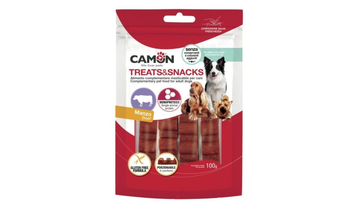 Recompense pentru caini, Camon, Batoane cu Vita, 100 g: 12,74 lei ...