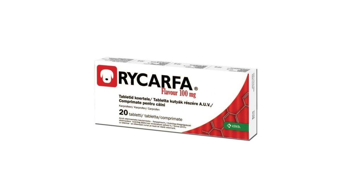 Rycarfa Flavour 100 mg, 20 tablete: 115,35 lei - PetMart PetShop