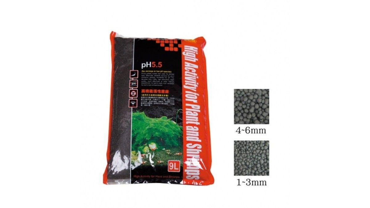 Substrat ceramic acvariu/ Shrimp Soil-pH 5.5 / 9L M size: 102,87 lei ...