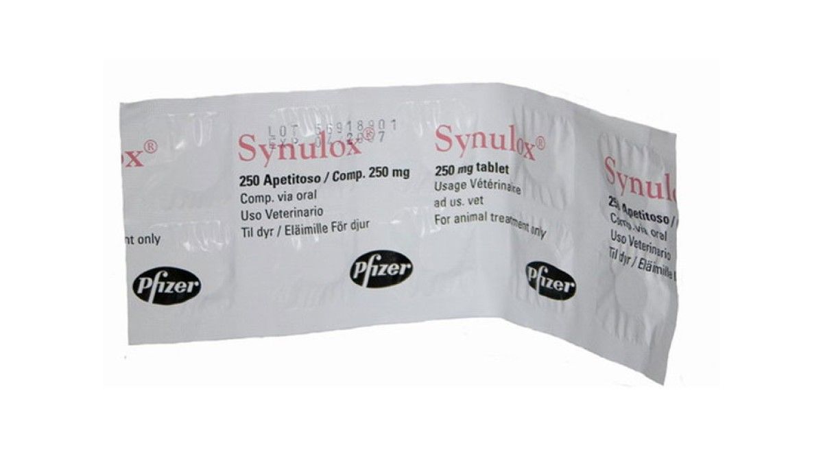 Synulox 250 mg,10 comprimate: 74,23 lei - PetMart PetShop