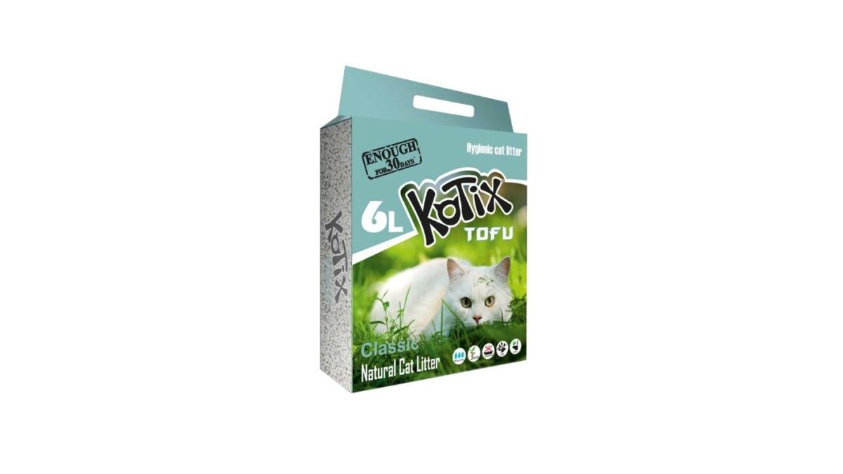 Asternut igienic Kotix, TOFU 6L Clasic: 35,46 lei - PetMart PetShop