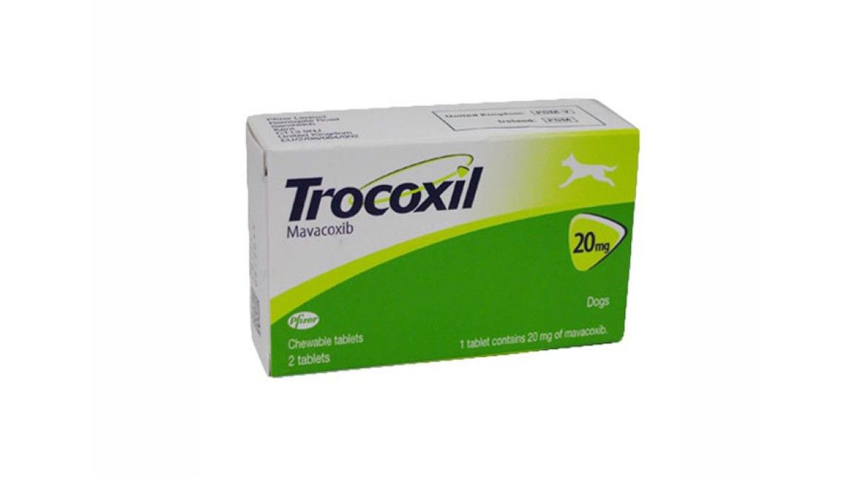 Trocoxil 20 mg 2 tablete masticabile: 87,58 lei - PetMart PetShop