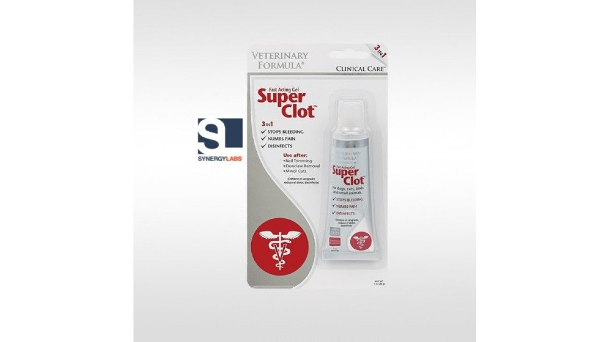 Superclot, Gel Cicatrizant, Synergy Labs, 28 g: 52,60 lei - PetMart PetShop