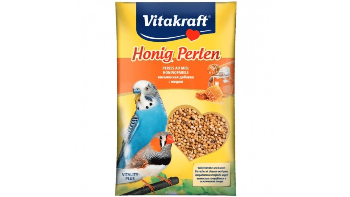 Vitamine pentru perusi, Vitakraft Miere, 20 g: 3,17 lei - PetMart PetShop