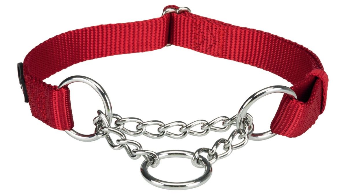 Zgarda Chinga cu Lant Strangulanta 35-50 cm/20 mm Rosu 20283: 23,76 lei ...
