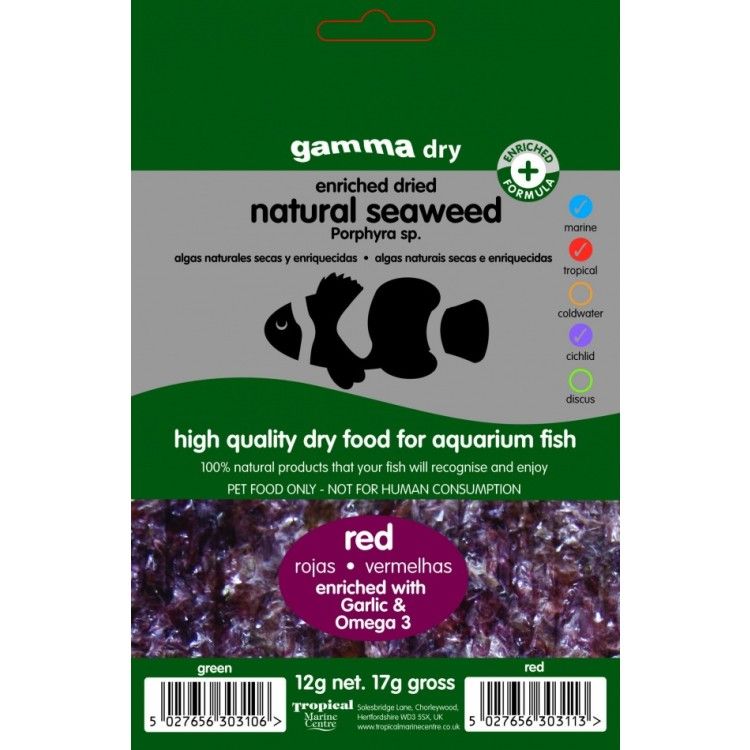 Alge naturale uscate rosii/ Seaweed Enriched with Garlic and Omega-3 ...