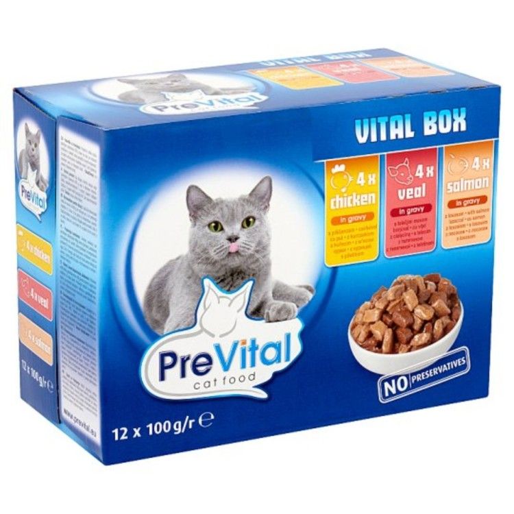 Prevital Cat 12x100 g Pui-Vitel (R): 20,07 lei - PetMart PetShop