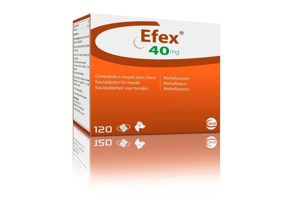 Efex 40 mg, 120 comprimate masticabile: 1.055,30 lei - PetMart PetShop
