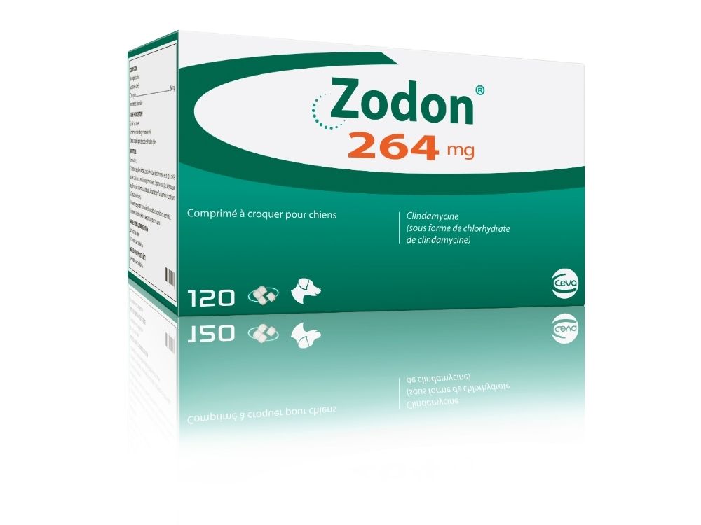 Zodon 264 mg, 120 comprimate masticabile: 2.250,00 lei - PetMart PetShop