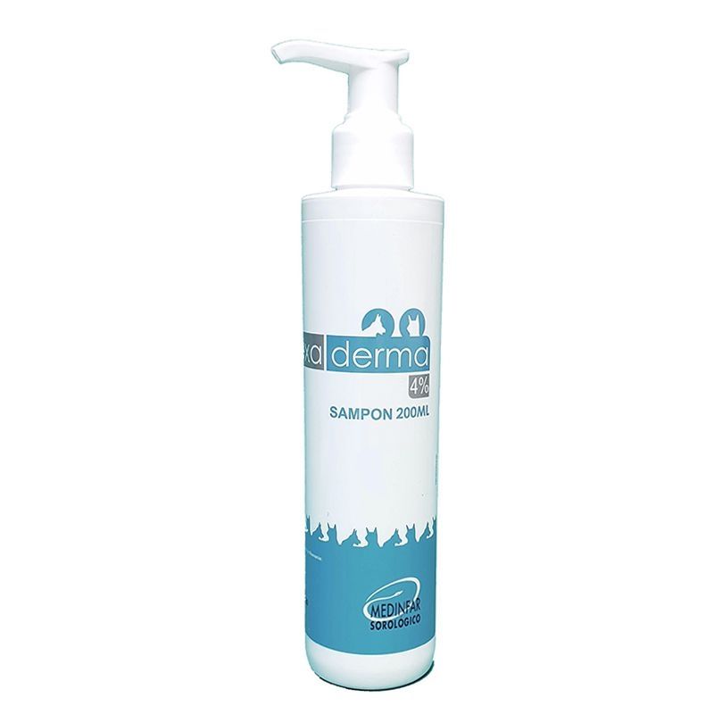 Hexaderma Sampon Clorhexidina 4%, 200 ml: 62,45 lei - PetMart PetShop