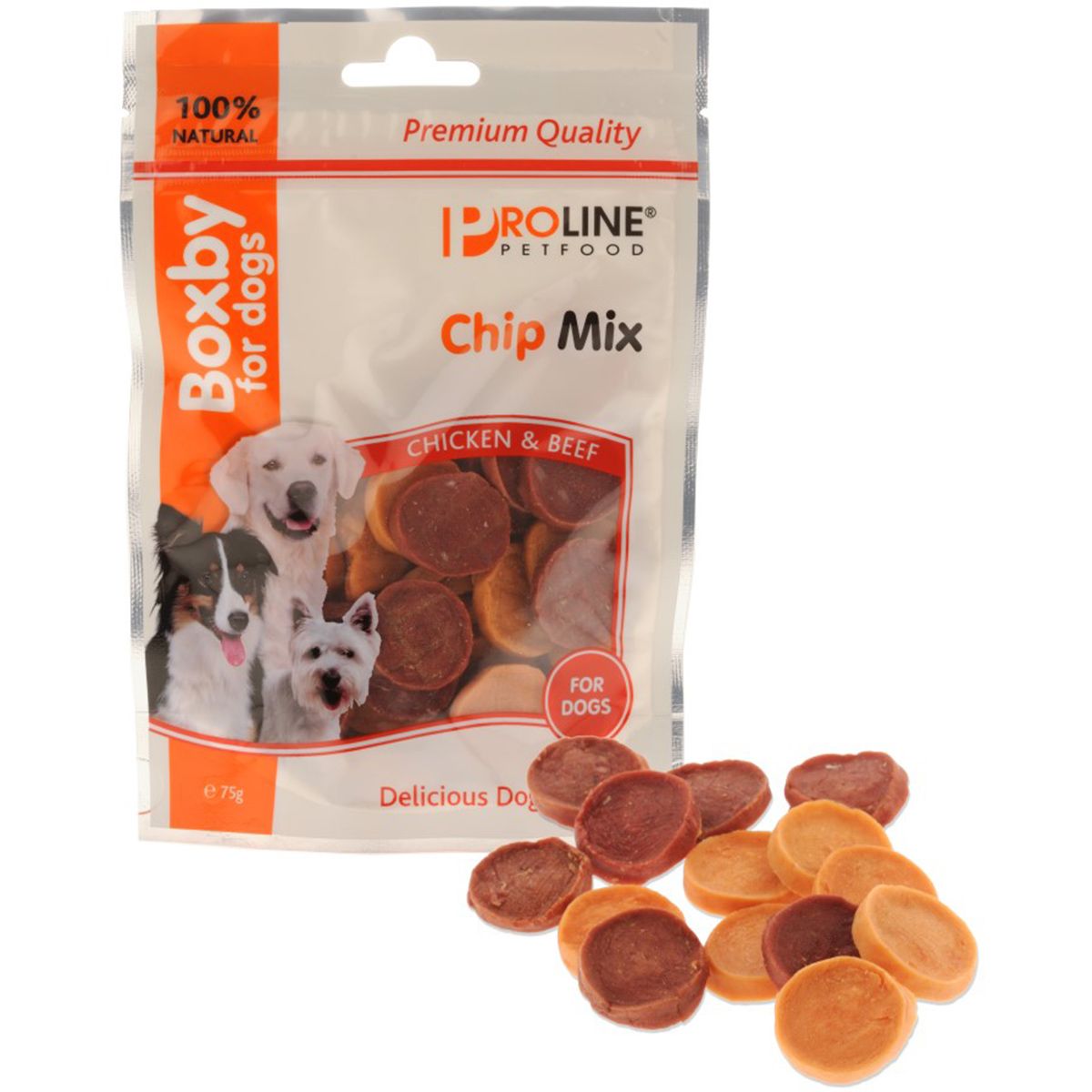 Proline Dog Boxby Chip Mix 75g: 19,63 lei - PetMart PetShop