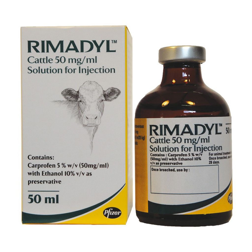 Rimadyl Cattle 50 ml: 156,07 lei - PetMart PetShop