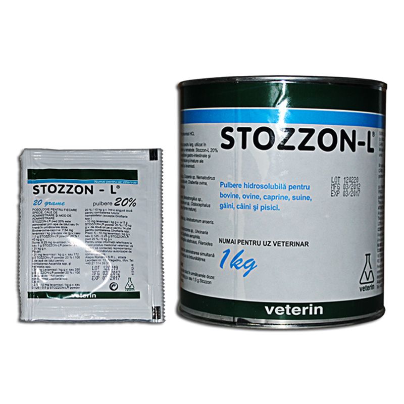 Stozzon-L 20% Pulbere 20 g: 7,32 lei - PetMart PetShop