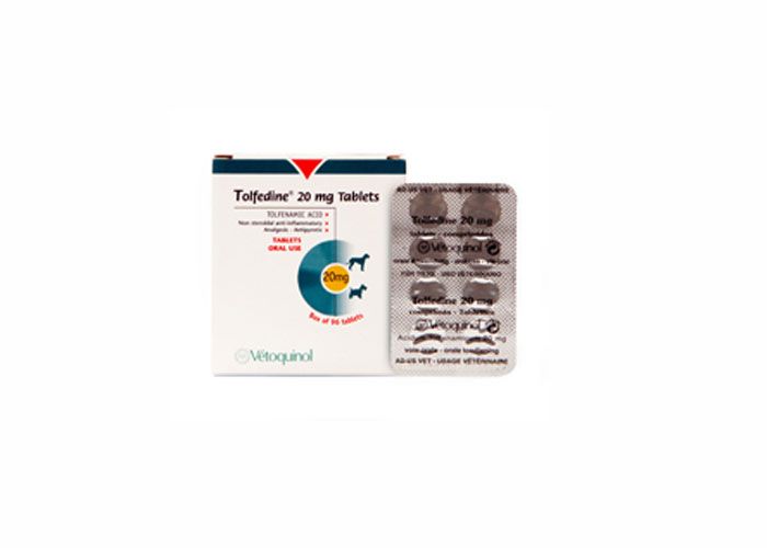 Tolfedine 20 mg 8 comprimate: 22,78 lei - PetMart PetShop
