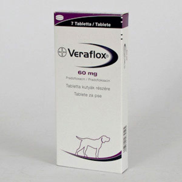 Veraflox Flavored, 7 tablete 60 mg: 107,49 RON - PetMart PetShop